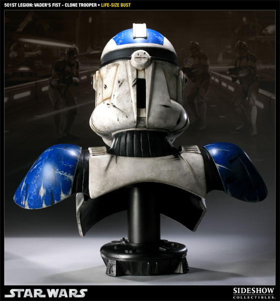 Sideshow 501st Legion Clone Trooper Life-Size Bust (2 ...