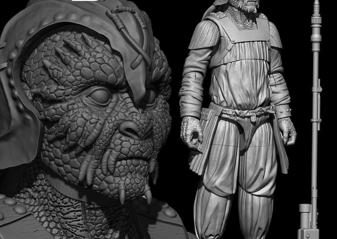 Klaatu (Skiff Guard) für die Hasbro Vintage Collection präsentiert