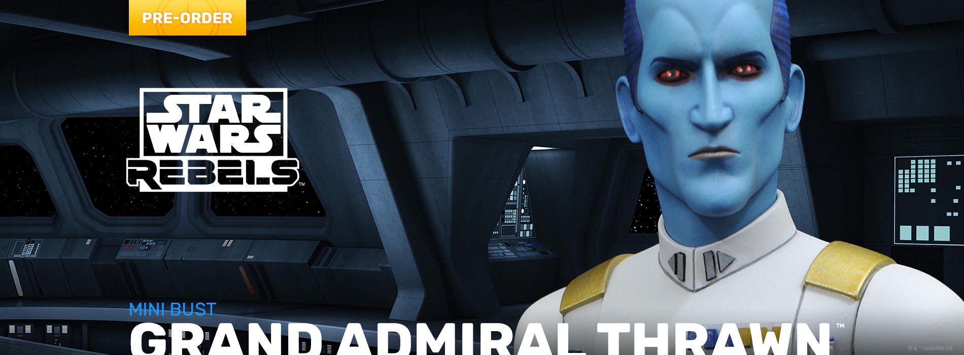Gentle Giant 1:7 Grand Admiral Thrawn Animated Mini Bust: Alle Infos ...
