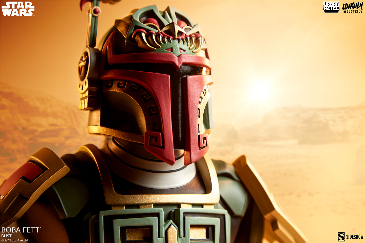 Boba Fett "Urban Aztec"-Büste von Unruly Industries: Alle Infos und Bilder
